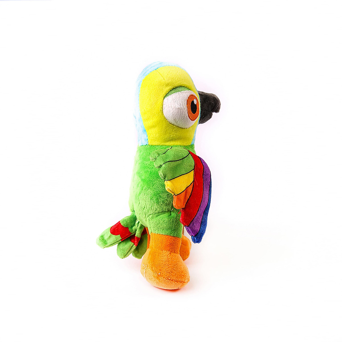 LA GRANJA DE ZENÓN Lorito Pepe Musical Stuffed Animal 8-Inch Soft and Huggable Plush Toy with Music, Beloved El Reino Infantil Character