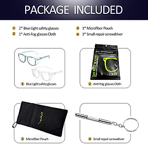 Dollger Safety Glasses Anti Fog Protective Goggles Eye Protection Glasses Safety Goggles