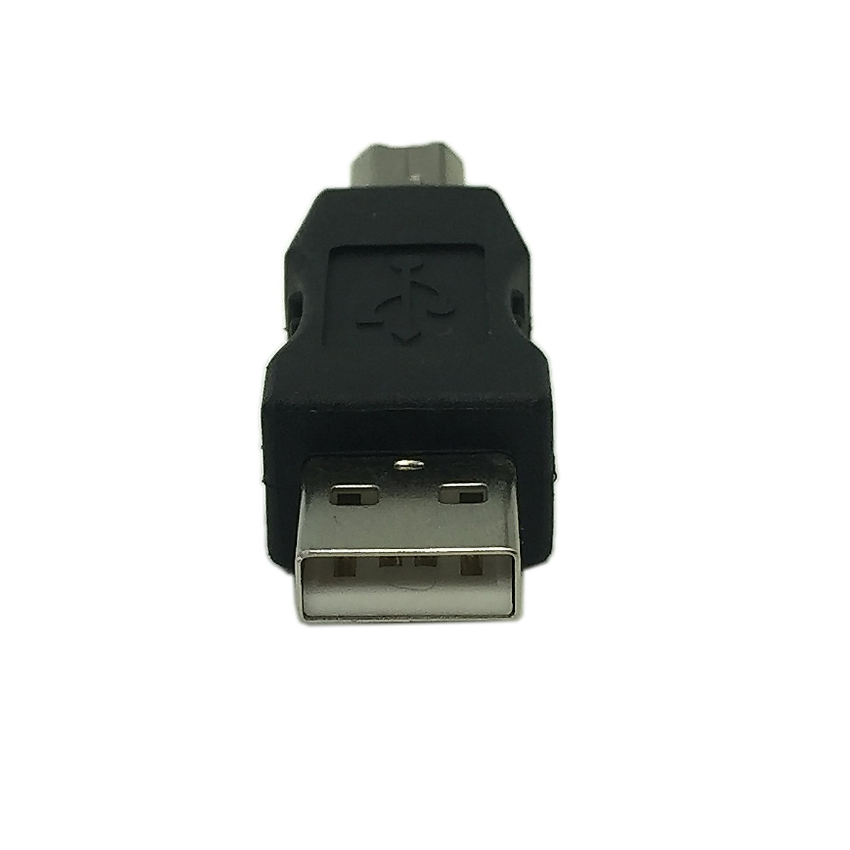 CERRXIAN USB Type A Male to USB Type B Male Connector Converter Adapter (2Pack)