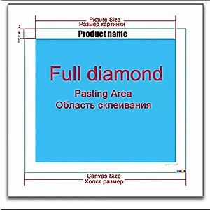 Whoonng Diamond Painting Kits for Adults, DIY 5D Large Diamond Painting Angel Wings, Full Round Diamond Art Kids,20x40in Paint by Number for Adults Diamond Dots Gem Art Crafts for Home Decor Gift