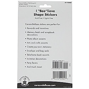 Carson Dellosa I "Bee"Lieve Shape Stickers (168081)