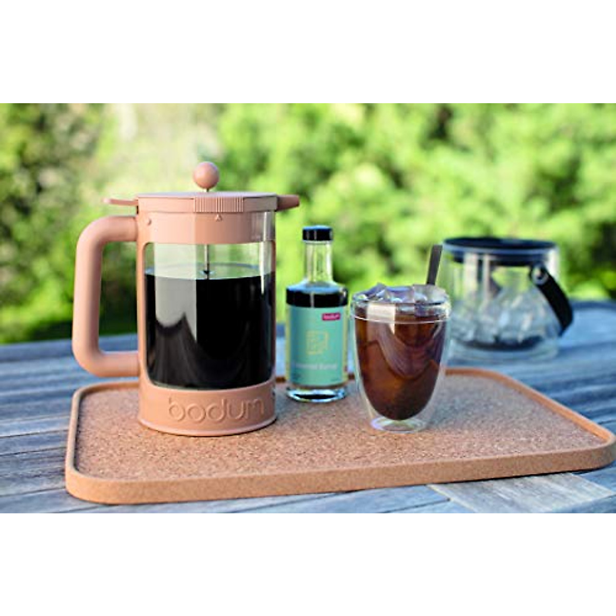 bodum Bean Cold Brew Coffee Maker, 51 Oz, Bright White