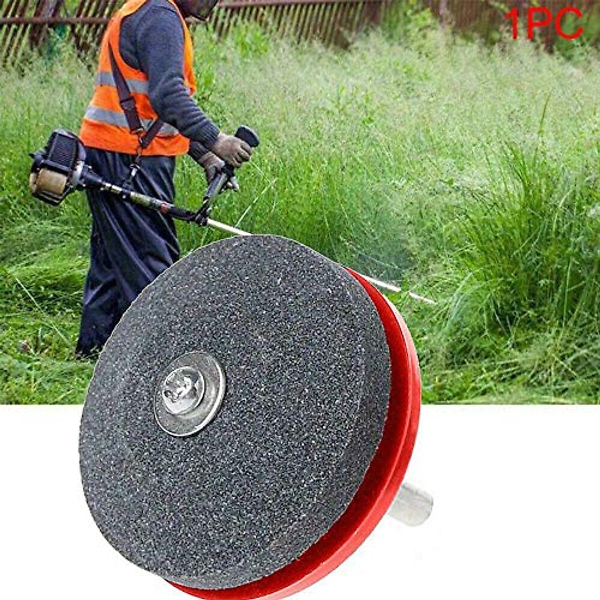 BE-TOOL Blade Sharpener,4PCS Garden Tool Sharpener Faster Universal Grinding Rotary For Any Power Drill Hand Drill（Cyan）