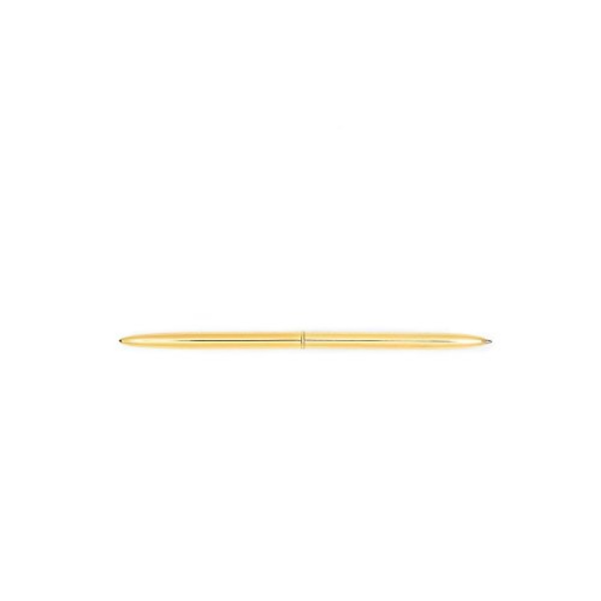 Gold Pens with Black Ink | Luxury Ballpoint Gold Pen Set of 6 in Glossy White Gift Box | Gold Office Supplies for Women Men - Slim Nice Pens for Writing (Gold/Black Ink)
