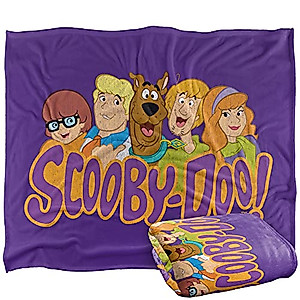 Scooby-Doo Scooby Gang Officially Licensed Silky Touch Super Soft Throw Blanket 50" x 60"