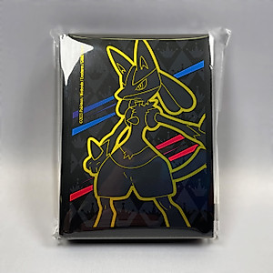 Pokemon Trading Card Game Crown Zenith Elite Trainer Box Exclusive Lucario Sleeves 65 Count