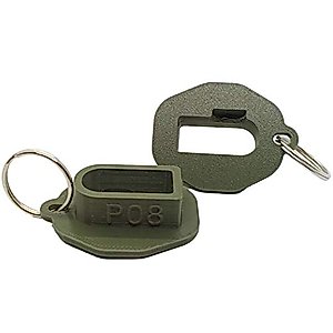 EZMAGLOADER Magazine Loader for The Luger P08 9mm - Easy Pain Free Loading - Comfortable Grip - Speed Loader Accessories - Large Flanges for Thumb Relief - 2 Pack