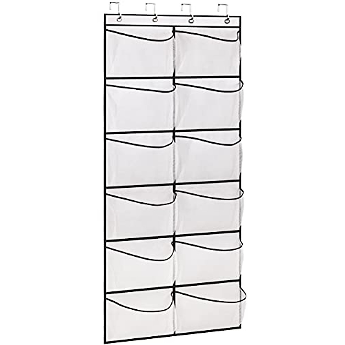 KIMBORA 12 Extra Large Pockets Shoe Organizer and 2 Packs Hanging Purse Organizer