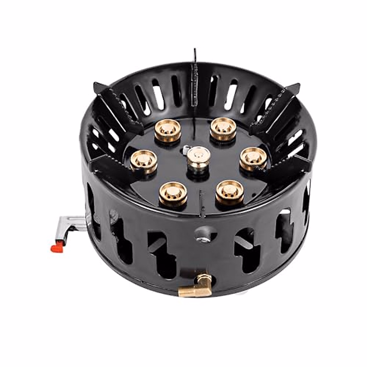 Lixada Portable Picnic Camping Stove Burner 9800W Windproof Camping Gas Stove Seven-Star Fierce Fire Stainless Steel Camp Stoves Backpacking Stove with Carry Bag for Outdoor Camping Hiking Cooking