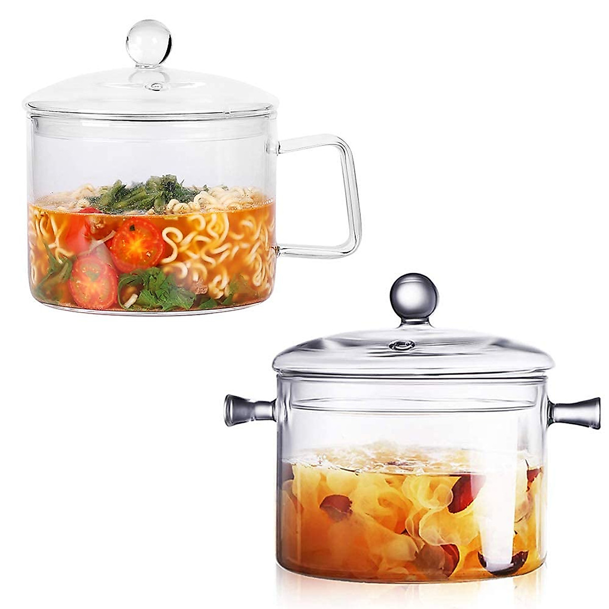 44 OZ Glass Bowl and 50 OZ Glass Pot's Bundle