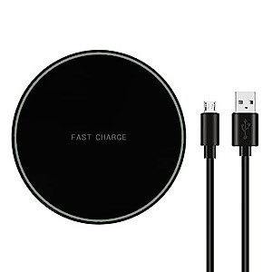 Zeejaar Wireless Charger Compatible with Samsung Galaxy S10 S9 S8 S7 S6 Edge Note 9 Note 8 iPhone 11/11 Pro / 11 Pro Max/XS Max/XS/XR/X / 8/8 Plus Fast Wireless Charging Pad, (OJD-31)