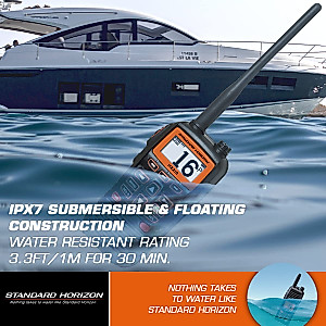 Standard Horizon HX210 Handheld VHF Radio,black