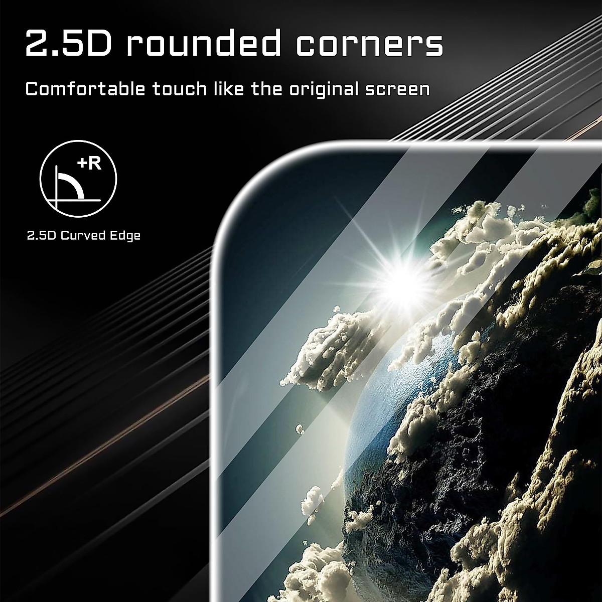 for NS Switch 2 Screen Protector-HD Tempered Glass Crystal Clear,Anti-Scratch,Bubble Free only for NS Switch 2(2 PACK)