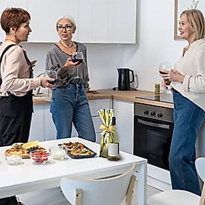 MT Products Metallic Mylar Wine Gold Gift Bags for Bottles Sparkle Look - Great for a Wine Pull - (25 Pieces)(Ribbon and Rope Not Included)