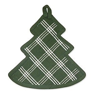 DII Christmas Kitchen Accessories & Décor Gift Set, Pot Holder & Dish Towels, O Christmas Tree, 3 Piece