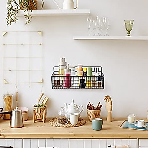 2Pcs Shower Caddy Shelf Organizer Rack, JOPBENG No Drilling Wall Mounted Bathroom Organizer, Rustproof Self Adhesive Shower Shelves for Bathroom Toilet Kitchen RV