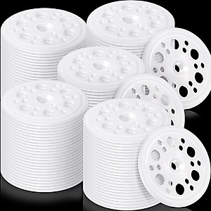 Taiyin 45 mm Plastic Washers Load Spreading Polypropylene Washers for Fixing and Supporting Rigid Foam Insulation Foam Board Load Spreading for Screws Nail (500 Pcs)