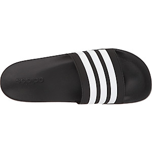 adidas Men's Adilette Shower Slides Black/White/White 11
