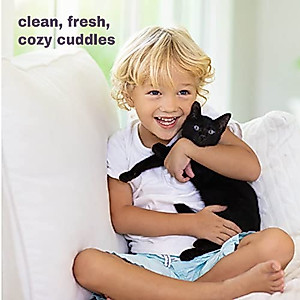 Mighty Meow Waterless Cat Shampoo, No-Rinse Dry Shampoo for Cats, Natural, Hypoallergenic & Fragrance-Free (8oz)