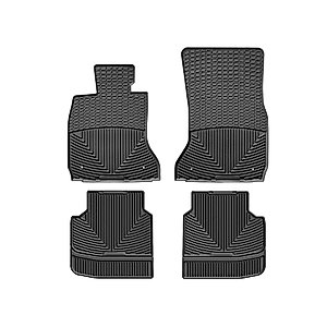 WeatherTech All-Weather Floor Mats for BMW 740i, 750i, 760Li, 750Li, 740Ld, 740Li - 1st & 2nd Row (W135-W314), Black