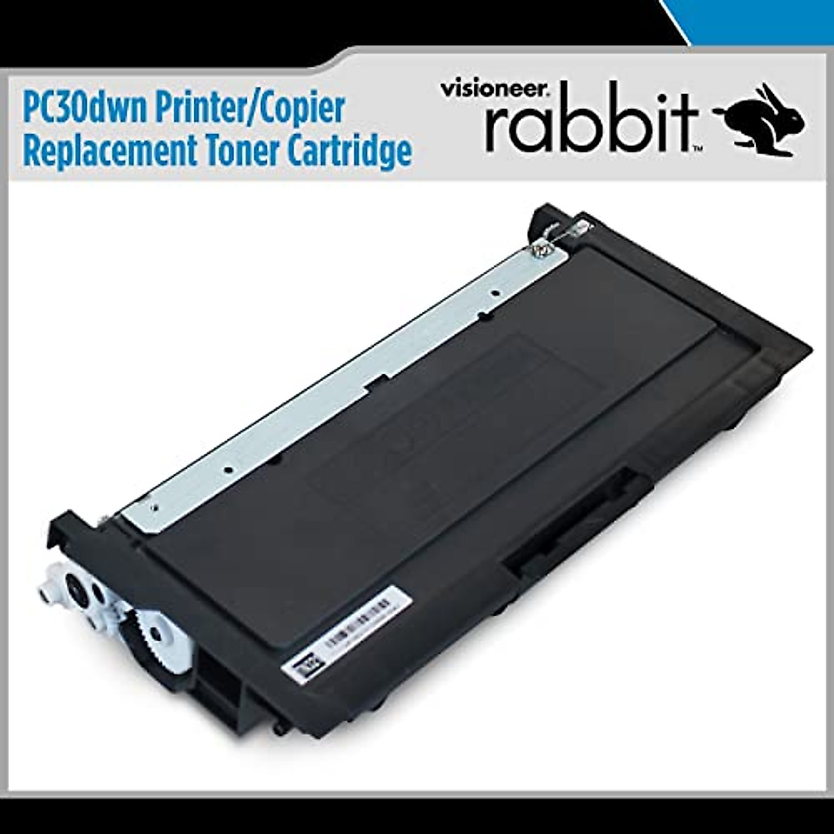 Visioneer Printer Toner Cartridge, Replacement Laser Printer Toner Refill Cartridge for Rabbit PC30dwn Laser Printer / Copy Machine, 3,000 Page Yield