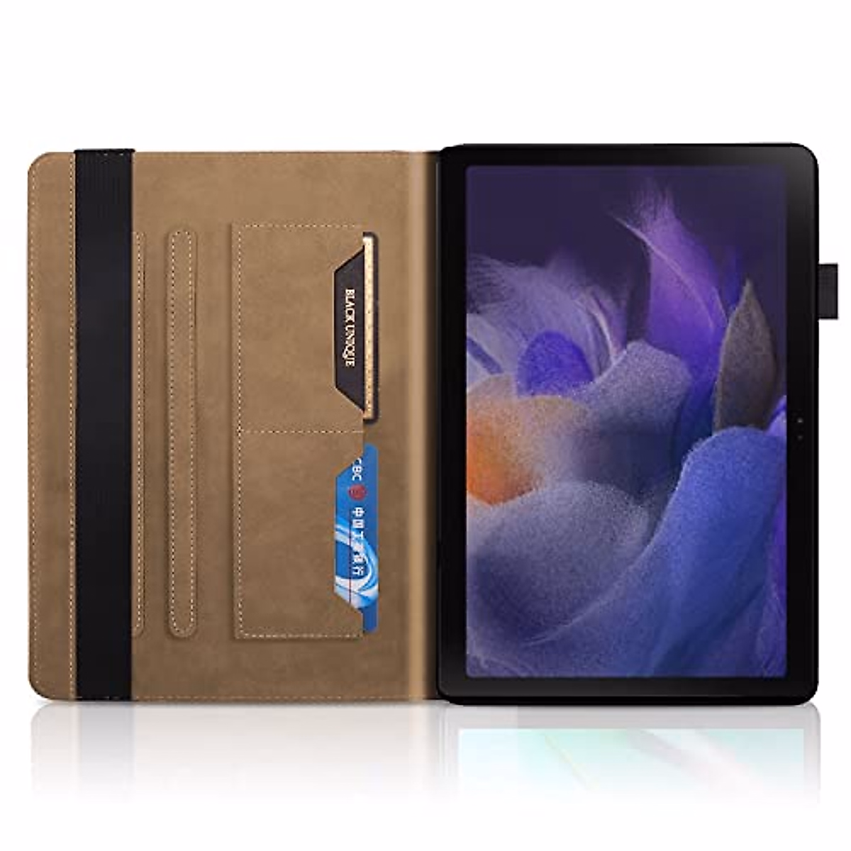Tablet PC Case Compatible With Samsung Galaxy Tab A8 10.5-Inch 2021 (SM-X200/X205/X207) PU Leather Case Flip Wallet Protective Cover Tree Of Life Tablet Case Card Slot Tablet PC Cover Protective Cover