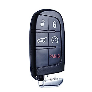 Key Fob Replacement Compatible for Jeep Grand Cherokee 2014 2015 2016 2017 2018 2019 2020 2021 Proximity Smart Key Car Keyless Entry Remote Control Remote Start M3N-40821302 68143505AC 68143505AA