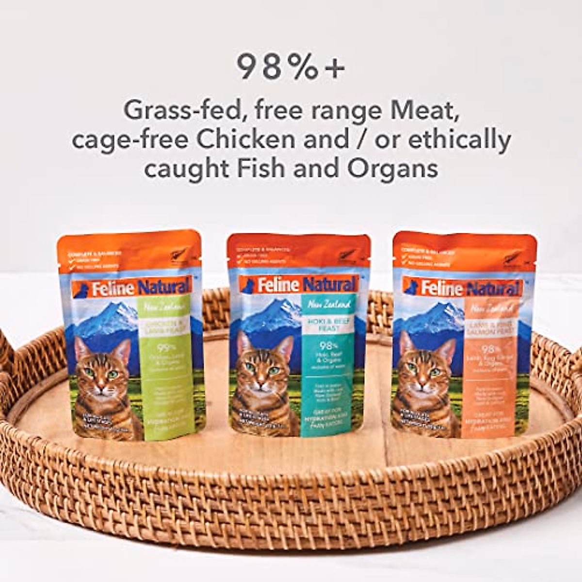 Feline Natural Variety Pack Grain-Free Pouch Cat Food