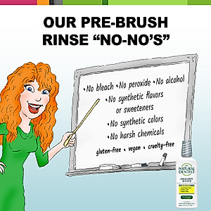 Natural Dentist Healthy White Pre-Brush Mouth Wash, Clean Mint, 16.9 Ounce Bottle