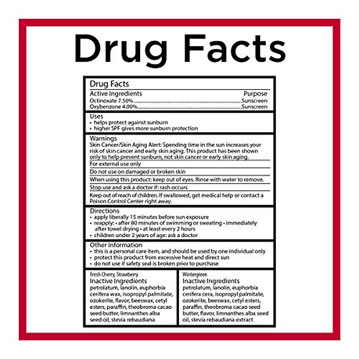 Carmex Daily Care Moisturizing Lip Balm Sticks with SPF, Fresh Cherry, Strawberry and Wintergreen Lip Balm Pack, 0.15 OZ - 3 Count (Pack of 3)