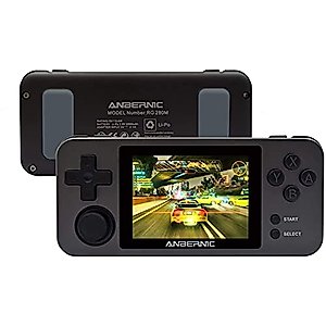 RG280M Handheld Game Console , Retro Game Console OpenDingux Tony System , Free with 32G TF Card Built-in 2500 Classic Game Console 2.8 Inch IPS Screen Portable Video Game Console - Black