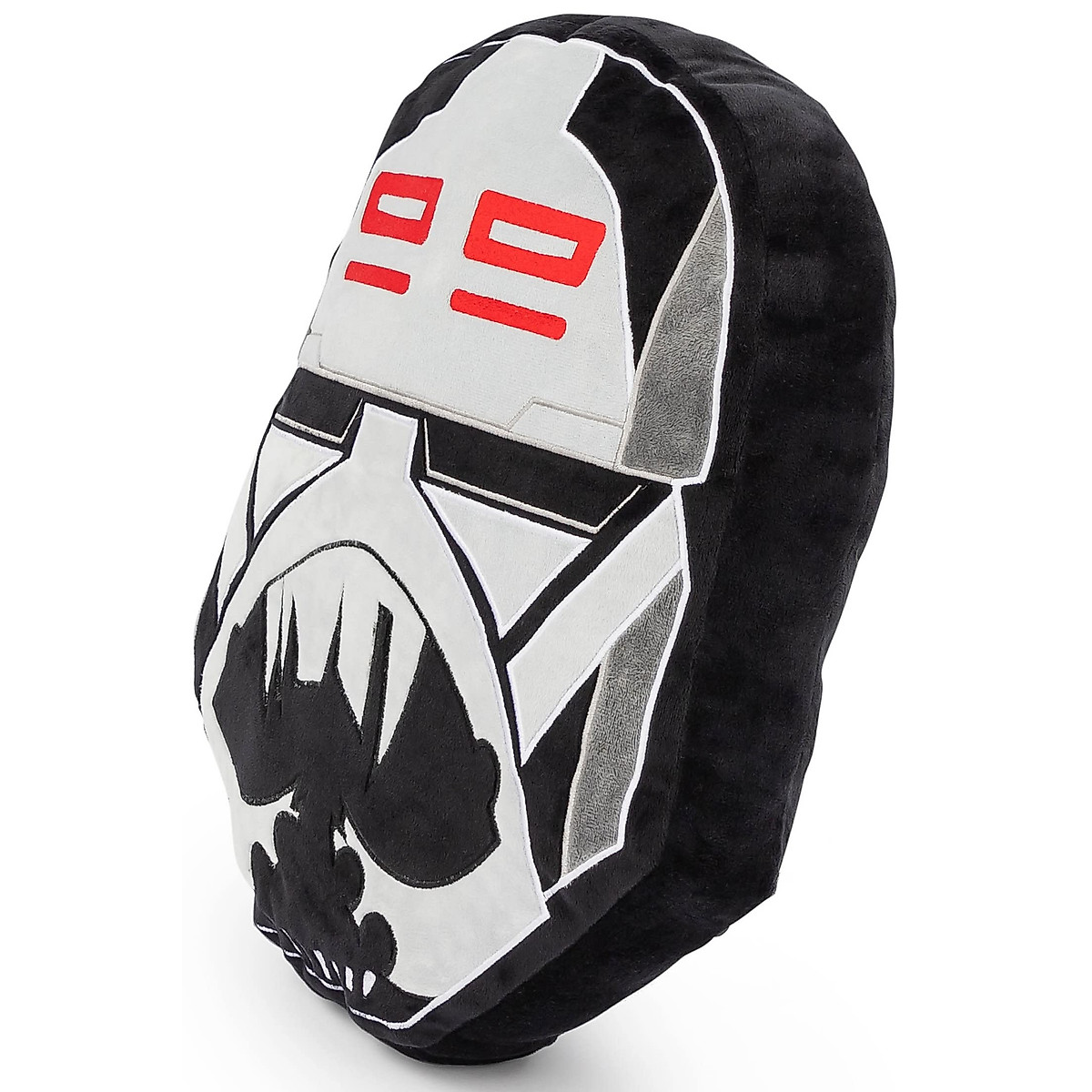 Jay Franco Star Wars The Bad Batch Echo Shaped Decorative Pillow - Kids Super Soft Throw Plush Pillow - Measures 16 inches (Official Star Wars Product)