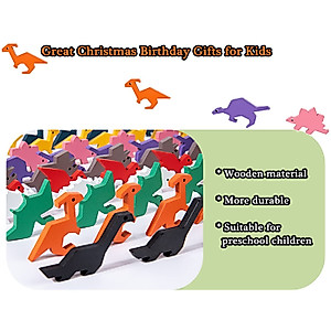 Counting Dinosaurs Toys with Matching Sorting Cards, Preschool Educational Toy for Matching, Counting and Sorting School Supplies Learning Activities Kids Age 4 5 6 7 Girls Boys Birthday Gift
