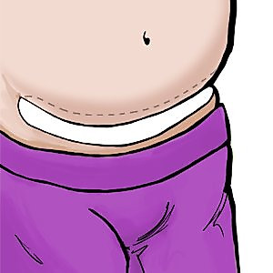 Tummy Liners - 31" Inch Size XXL (Set of 3) 100% Cotton from More of Me to Love