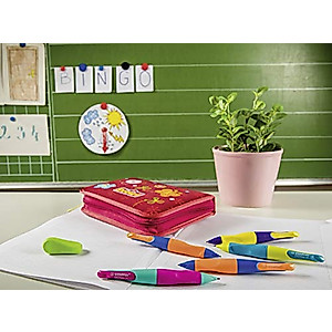 STABILO Handwriting Pencil EASYergo 1.4 - Left Handed - Turqoise/Neon Pink