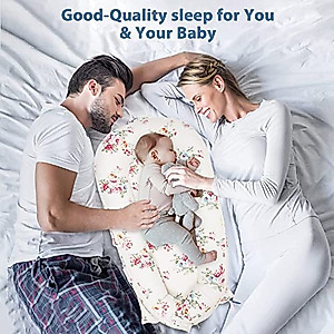 Baby Lounger Cover for Dockatot Deluxe + | 100% Cotton Hypoallergenic Newborn Premium Quality Spare Cover(Cover Only) (Rose)