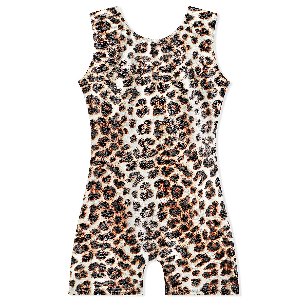 EQSJIU Kids Leotards Gymnastics Yellowleopard Girls Gymnastics Shorts Rainbow Mosaic Mermaid Butterfly Stars Leopard Galaxy Tie Dye Cosmos 9-10years 9years 10years