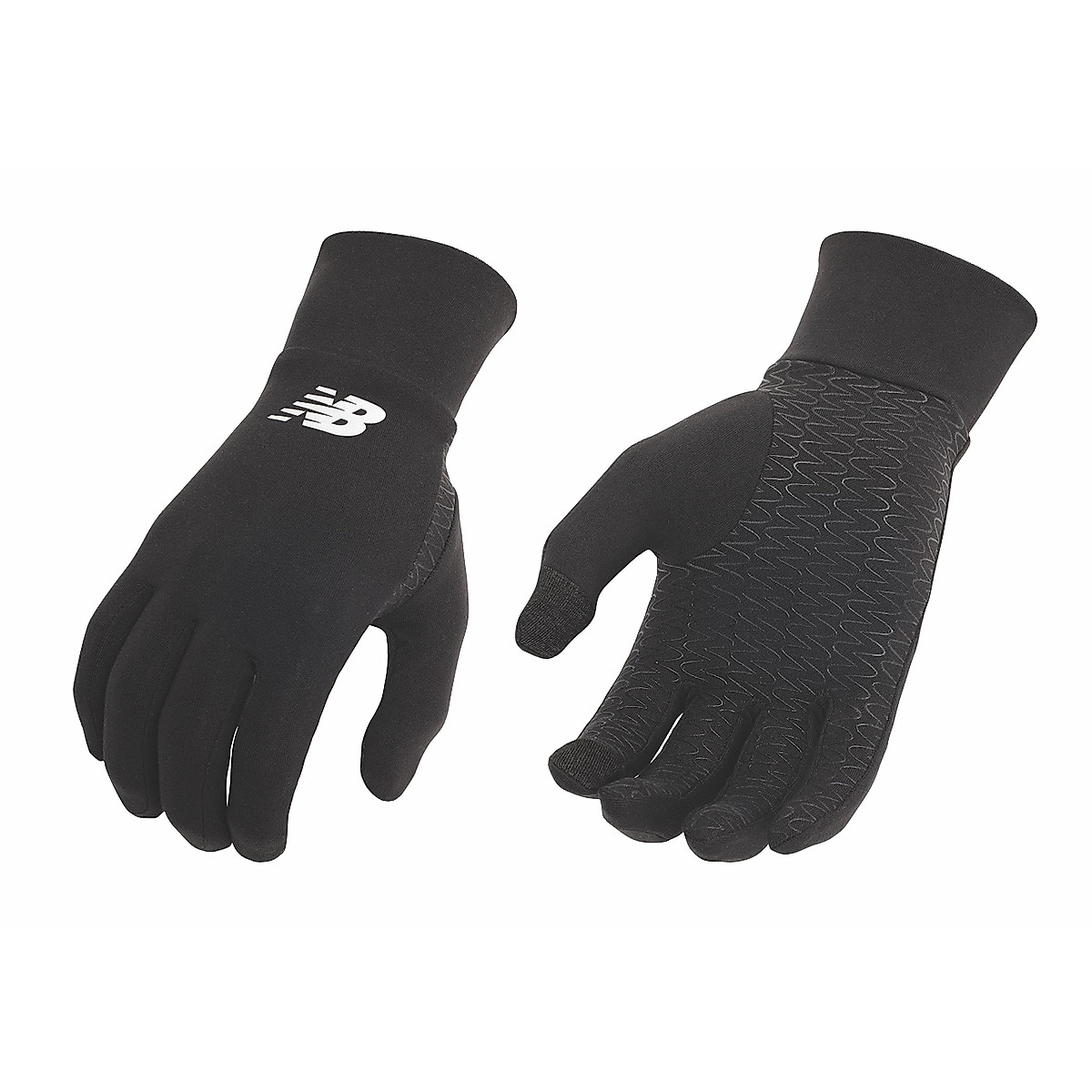 New Balance Lightweight Running Gloves (Black, Large)