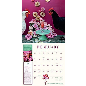 Drinking with Chickens Wall Calendar 2021