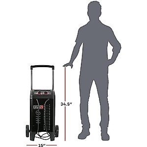 Schumacher Electric DSR139 6/12V Manual Wheel Charger, Car Battery Charger + Jump Starter - 6v + 12v Battery Charger - 225/50/25/10 Amp - Heavy Duty, Professional Grade Engine Starter