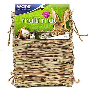 Ware Manufacturing Natural Handwoven Grass Multi-Use Pet Mat for Small Animals