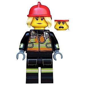 LEGO Series 19 Fire Fighter, Yellow