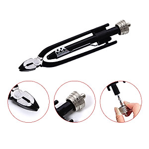 6 Inch Safety Wire Pliers, Wire Twisting Tool Lock Wire Pliers with 25' Stainless Steel Wire, Heavy Duty Wire Twisting Tool for Aircraft Machinery Vehicles