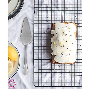 Stainless Steel Cake Server, All In One Cutter & Server Set Pie Server Wedding Cake Knife for Party and Daily Use, Pack of 5