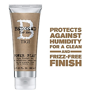 Bed Head B For Men Power Play Firm Finish Gel by TIGI for Men - 6.76 oz Gel