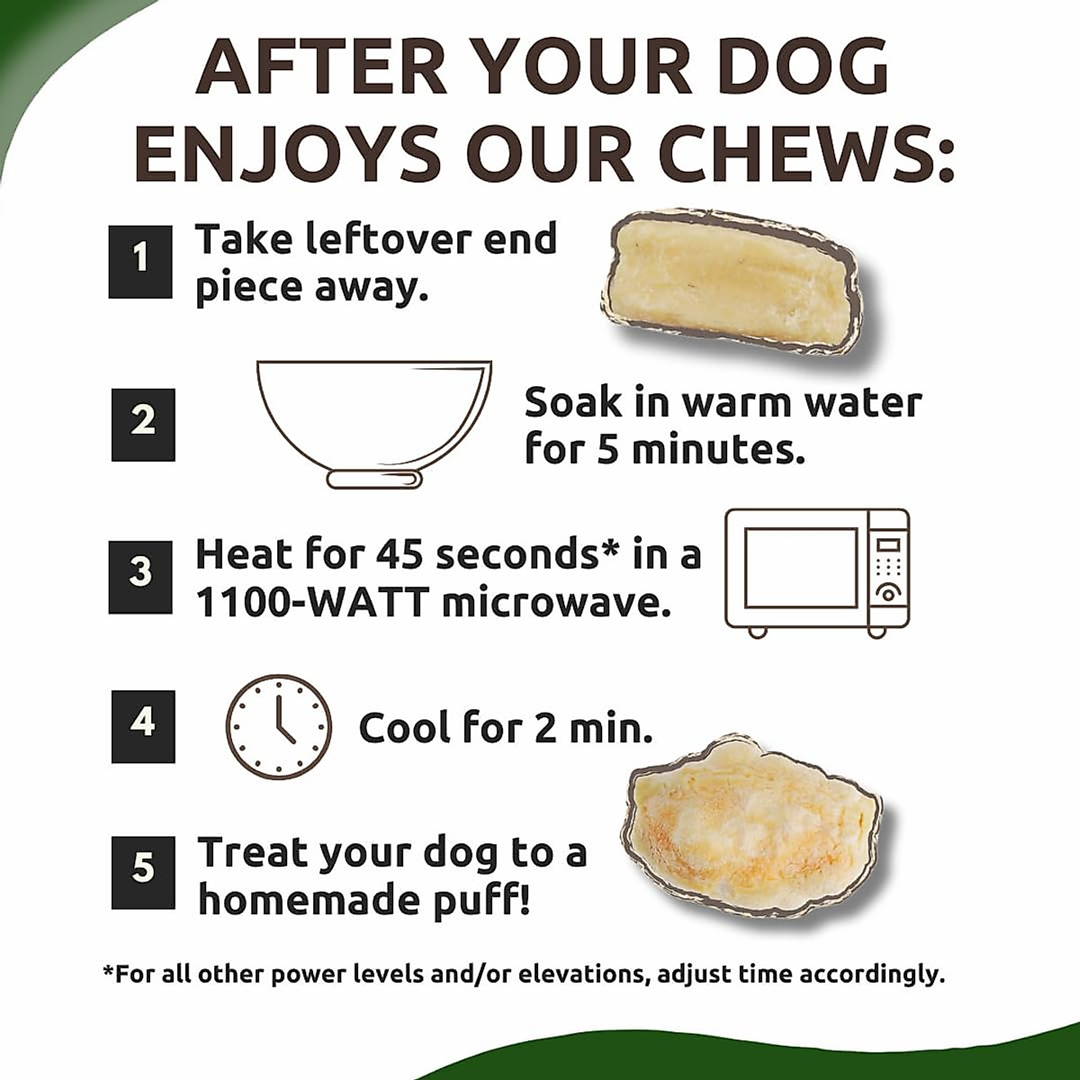 WhiteTail Naturals - Yak Cheese Dog Chews - Long Lasting Tough Dog Bones for Aggressive Chewers & Teething Puppies - All Natural Himalayan Dental Milk Chew Bone (6, Medium)