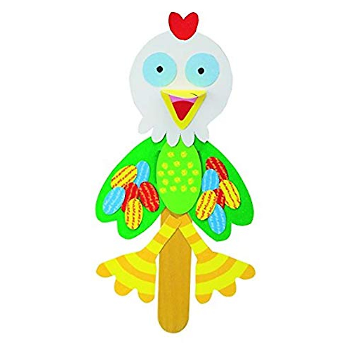 ALEX Toys Little Hands Pop Stick Art Craft Kit, Create Cute Animal and Flower Puppets, Allows Children to be Creative and Use their Imagination, For Ages 3 and up