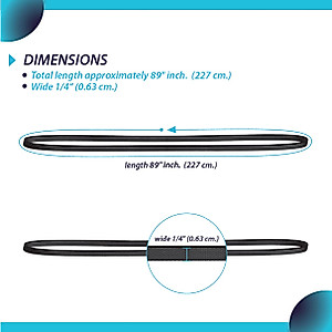 Replacement Dryer Belt WE12X82 for GE, Frigidaire, Hotpoint