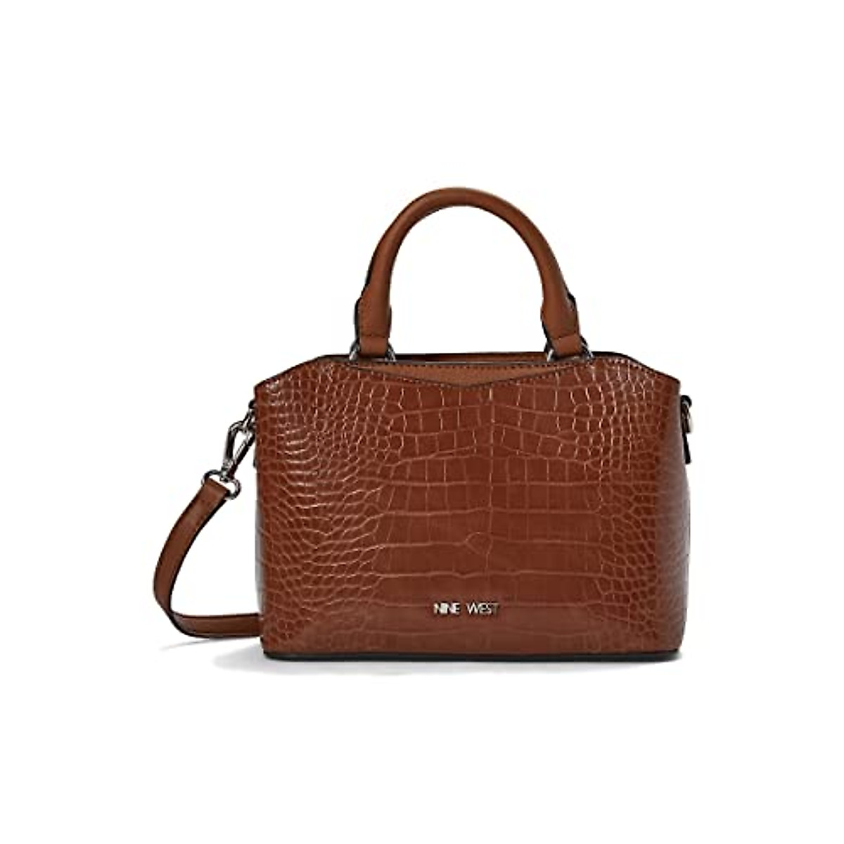 Nine West Elona Mini Satchel Crossbody Saddle Tan One Size