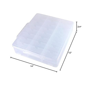 Kissbuty Universal Nail Polish Holder Organizer for 48 Bottles Adjustable Dividers Space Saver